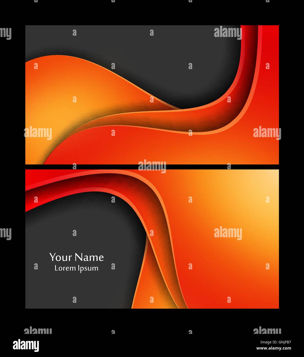 Visiting card design vector Stock Vector Images - Alamy