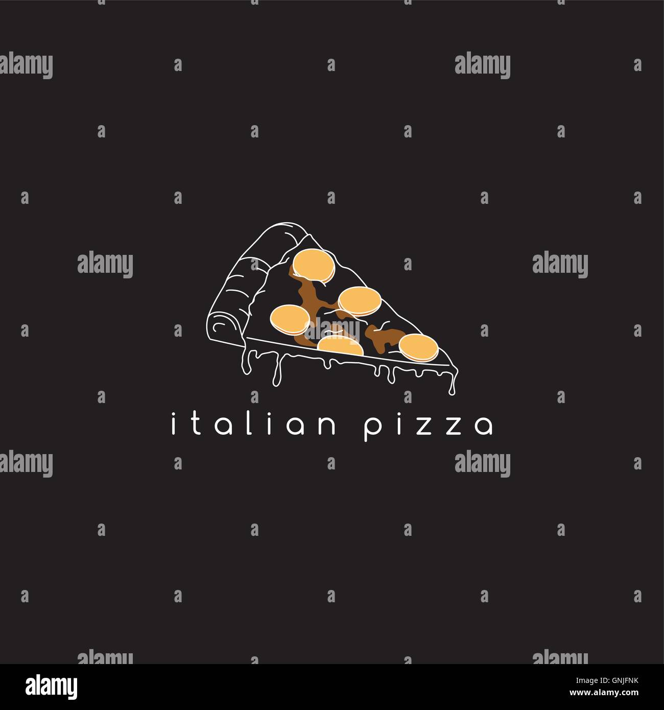 Pizza Slice Sign High Resolution Stock Photography and Images - Alamy