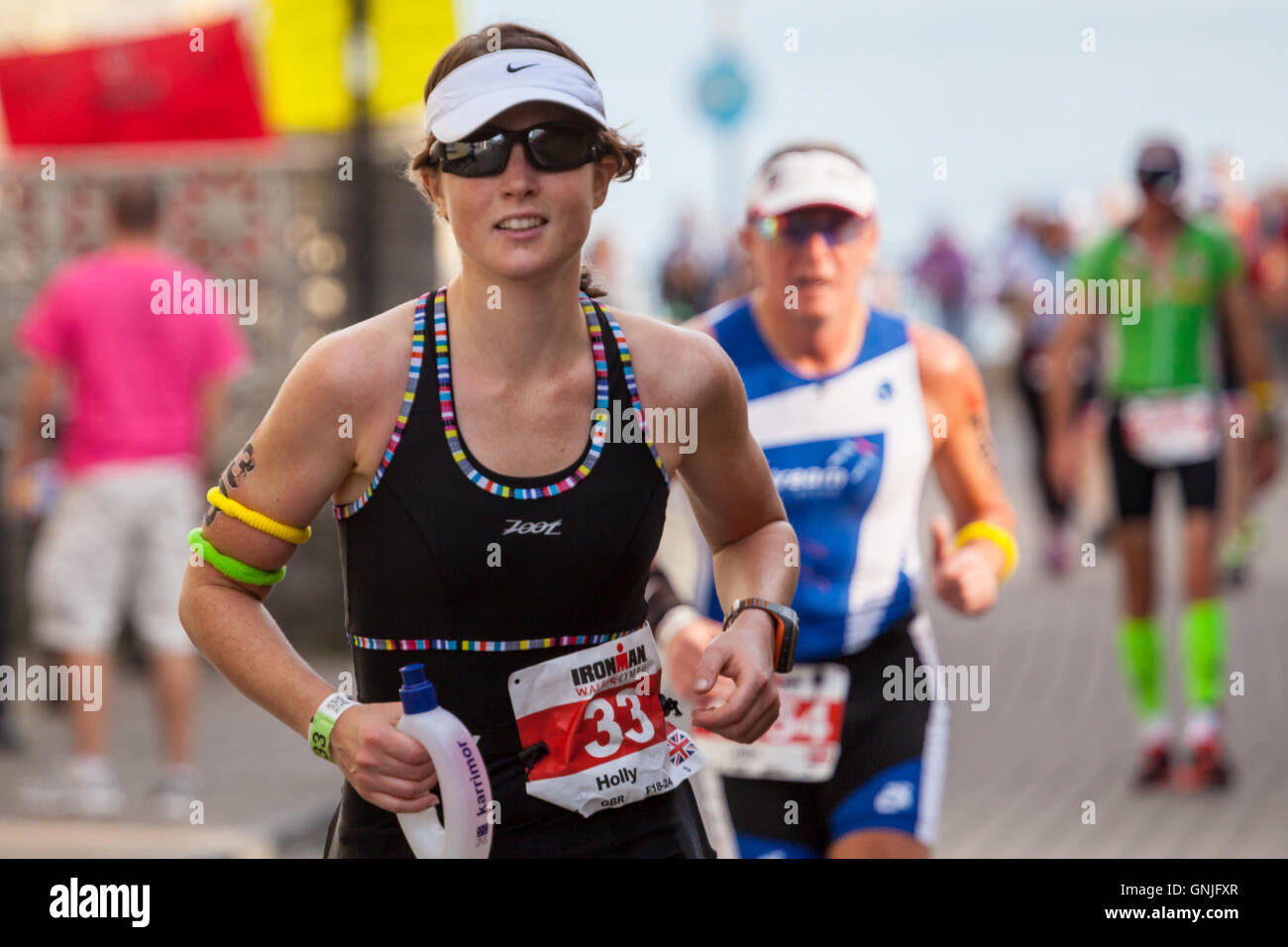 Ironman Tenby September 2014 Stock Photo - Alamy