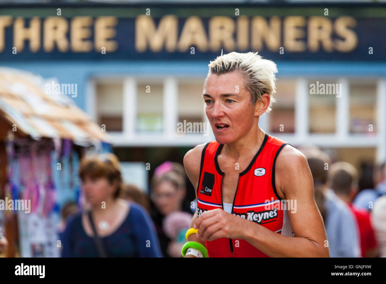 Ironman Tenby September 2014 Stock Photo - Alamy