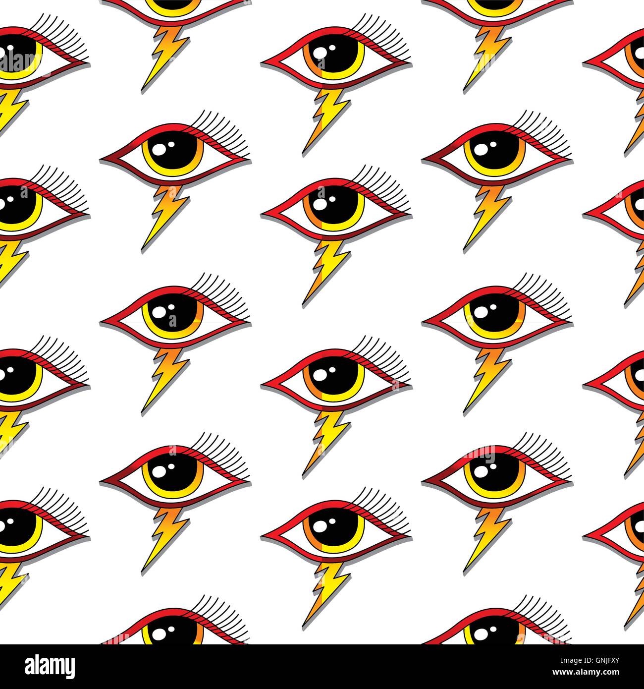 seamless one eye pattern Stock Vector Image & Art - Alamy