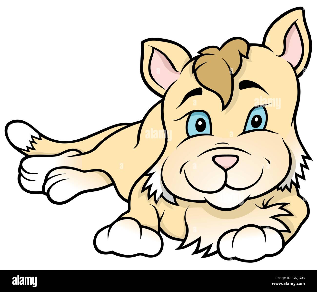 Laying cat Stock Vector Images - Alamy