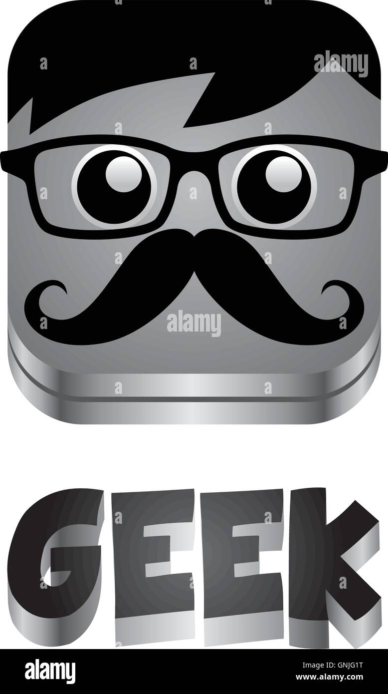 Silver hair man portrait Stock Vector Images - Alamy