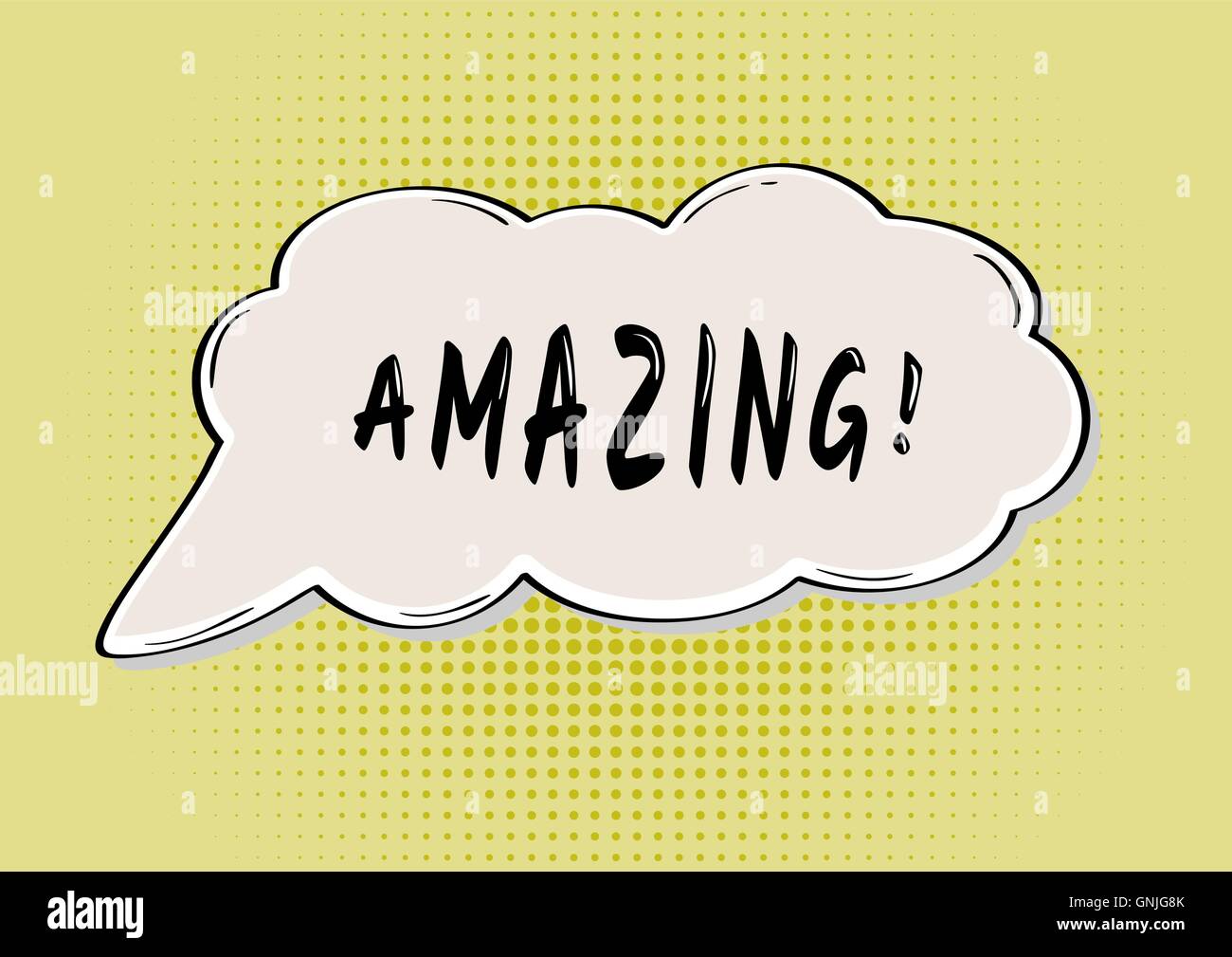 AMAZING comic bubble Stock Vector Image & Art - Alamy