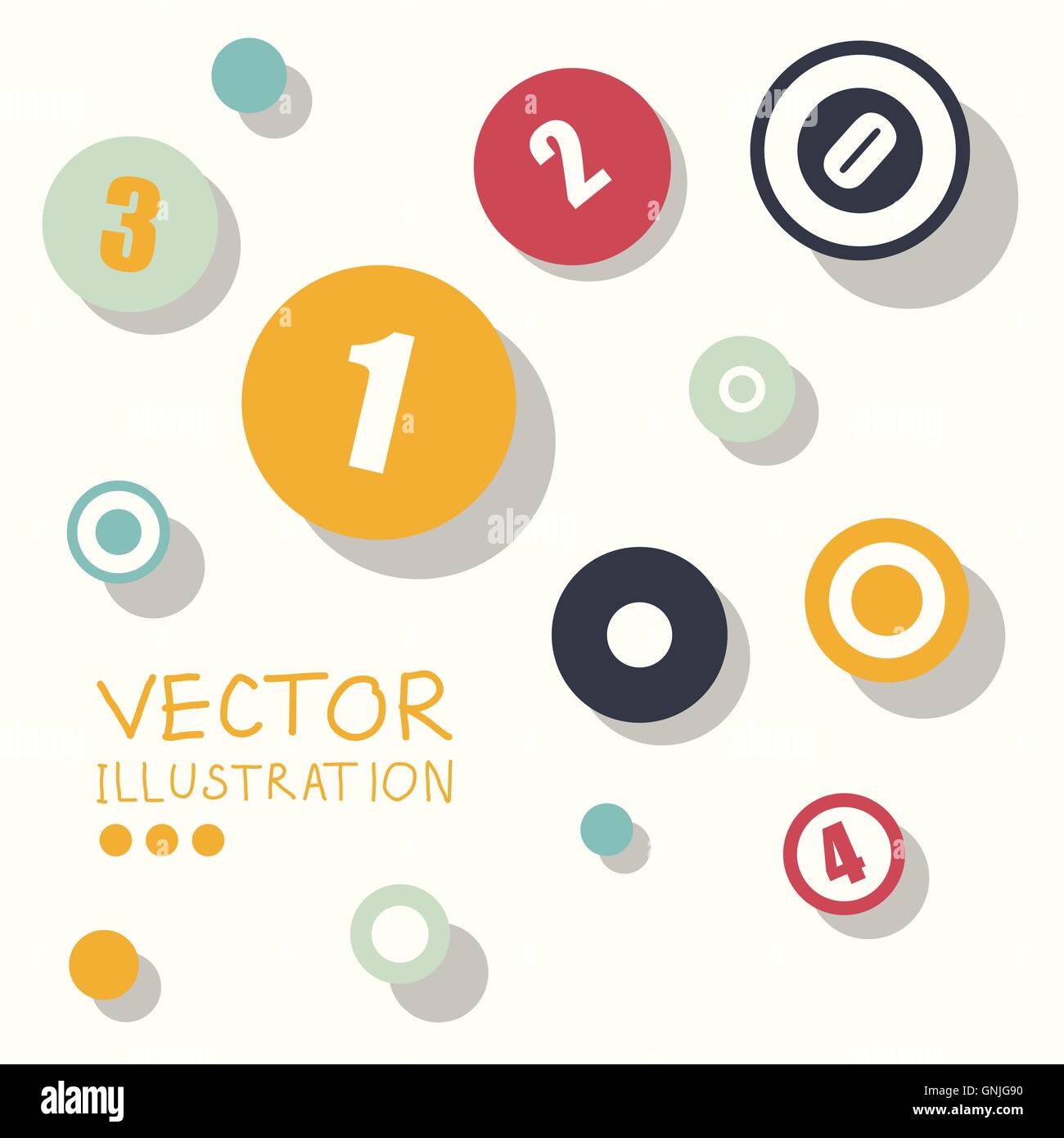 Number decoration Stock Vector Images - Alamy