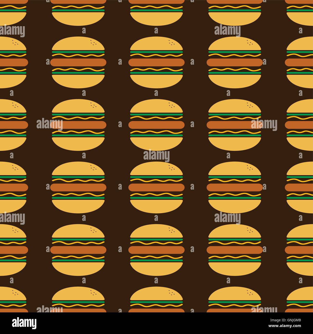 hamburger art pattern Stock Vector Image & Art - Alamy