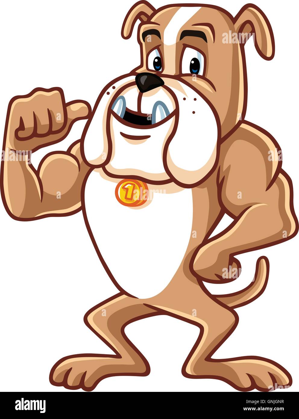 Bull dog mascot hi-res stock photography and images - Alamy