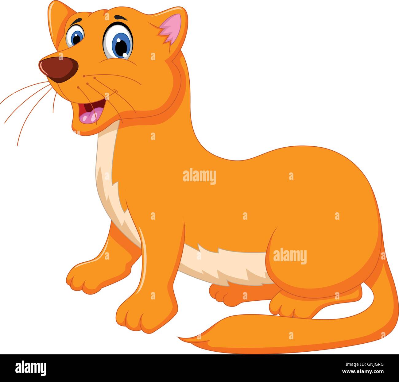 funny Weasel cartoon Stock Vector Image & Art - Alamy