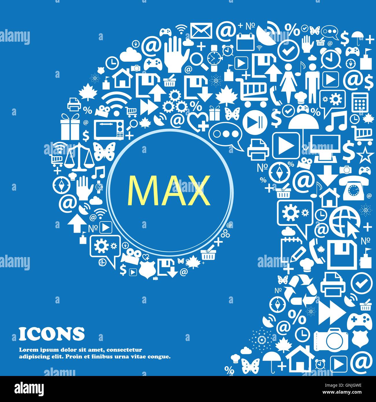 maximum sign icon . Nice set of beautiful icons twisted spiral into the ...