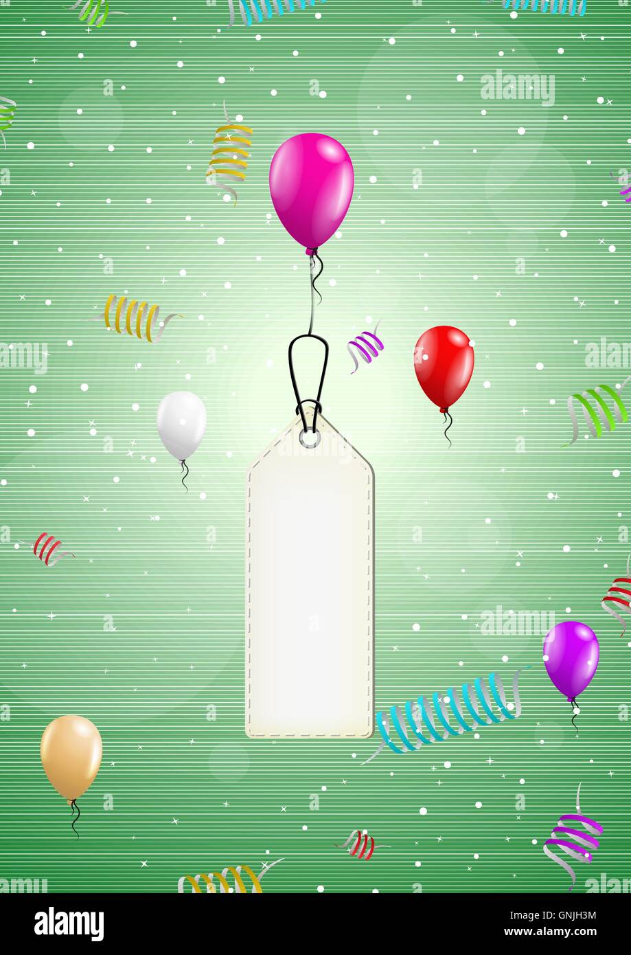 White and green confetti Stock Vector Images - Alamy