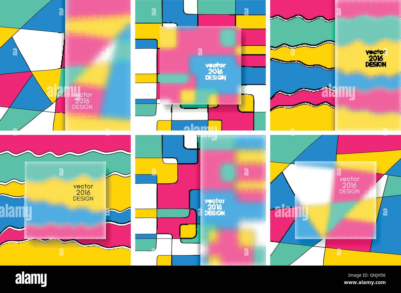 Multicolor Design Templates Stock Vector Image & Art - Alamy