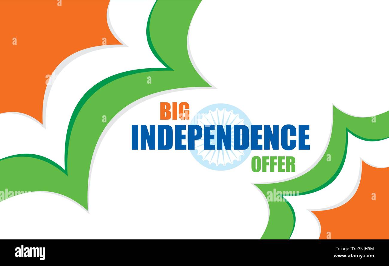 India independence banner Stock Vector Images - Alamy