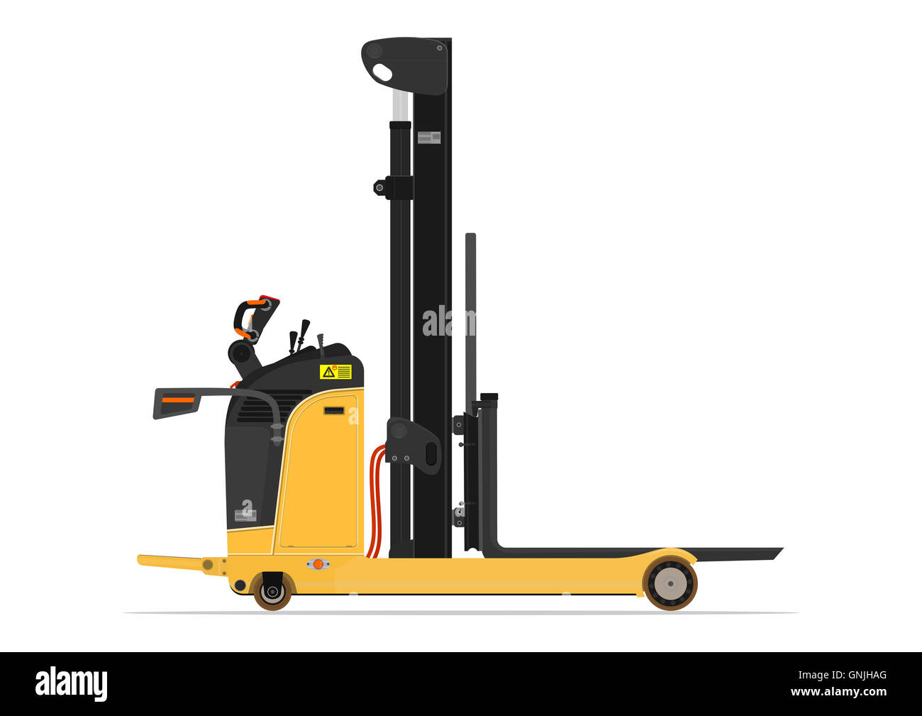 Electric stacker Cut Out Stock Images & Pictures - Alamy