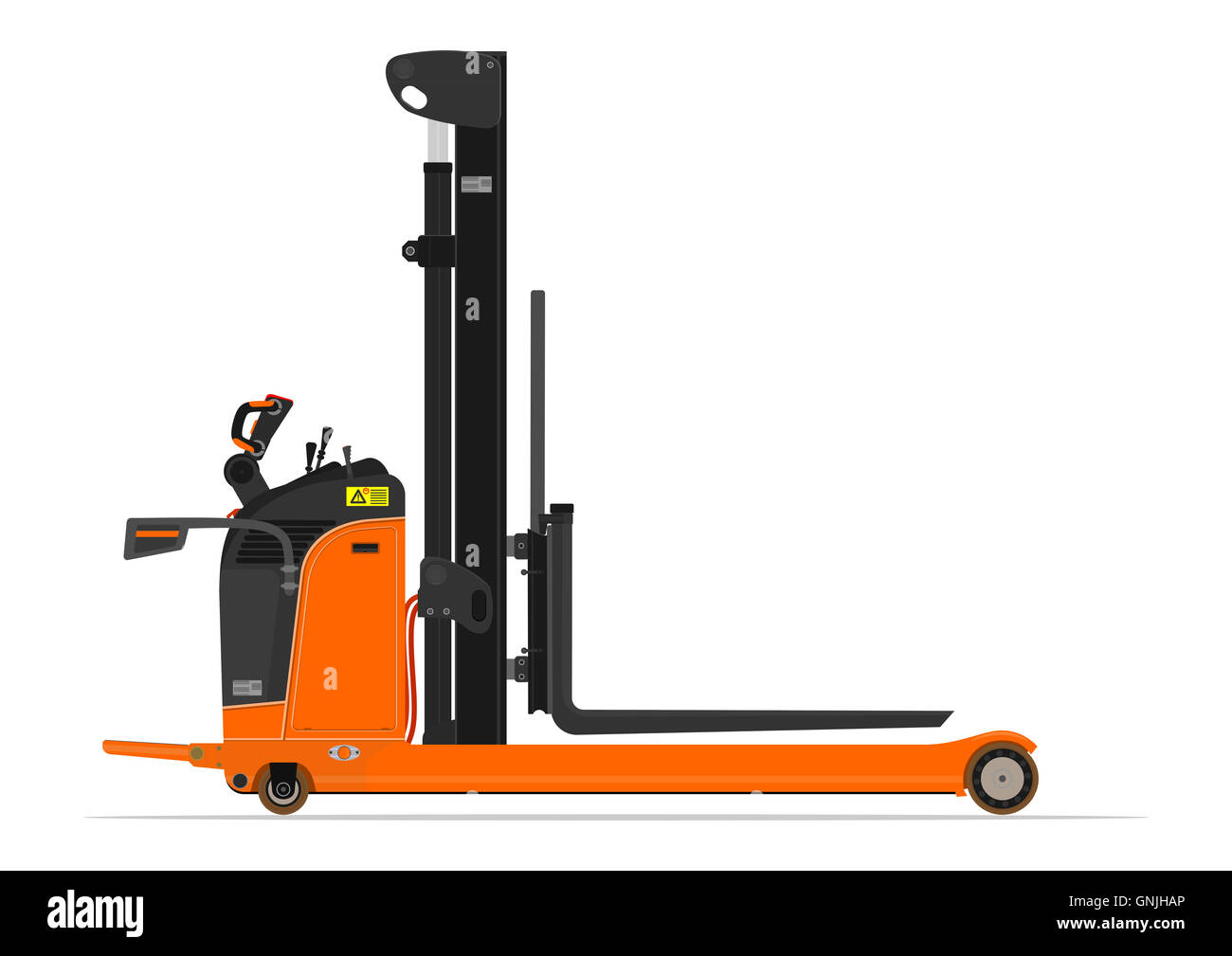 Fork pallet truck stacker hi-res stock photography and images - Alamy