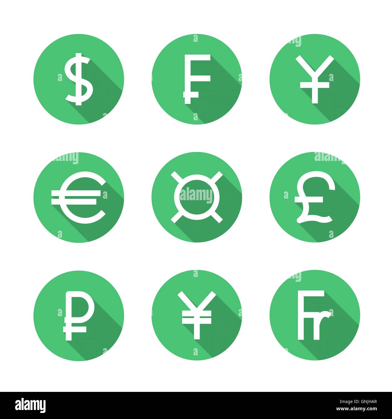 Set symbols of world currencies, vector illustration Stock Vector Image ... Set symbols of world currencies, vector illustration Stock Vector Image ...