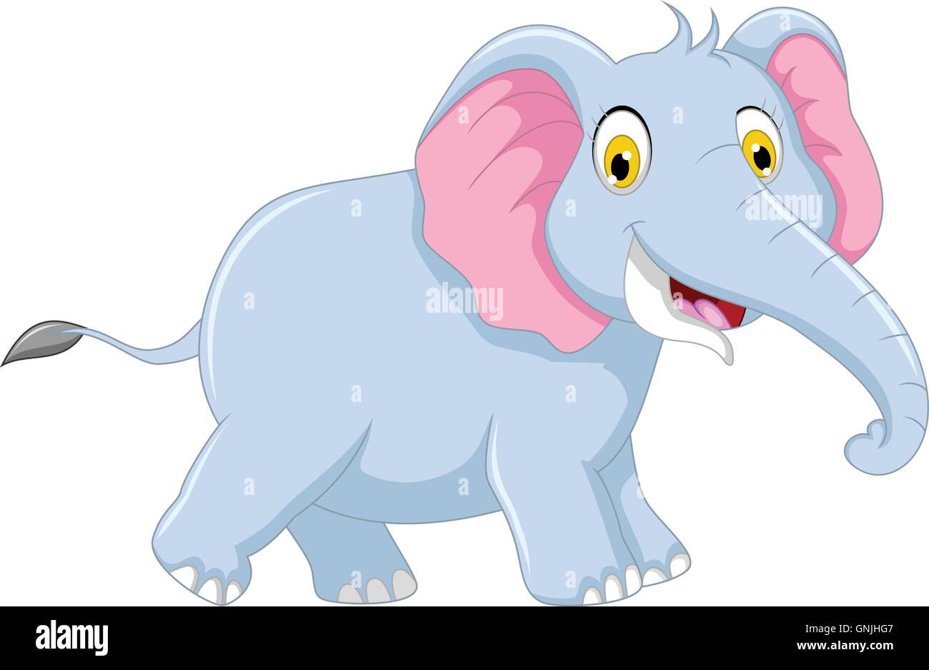 Elephant cartoon hi-res stock photography and images - Alamy