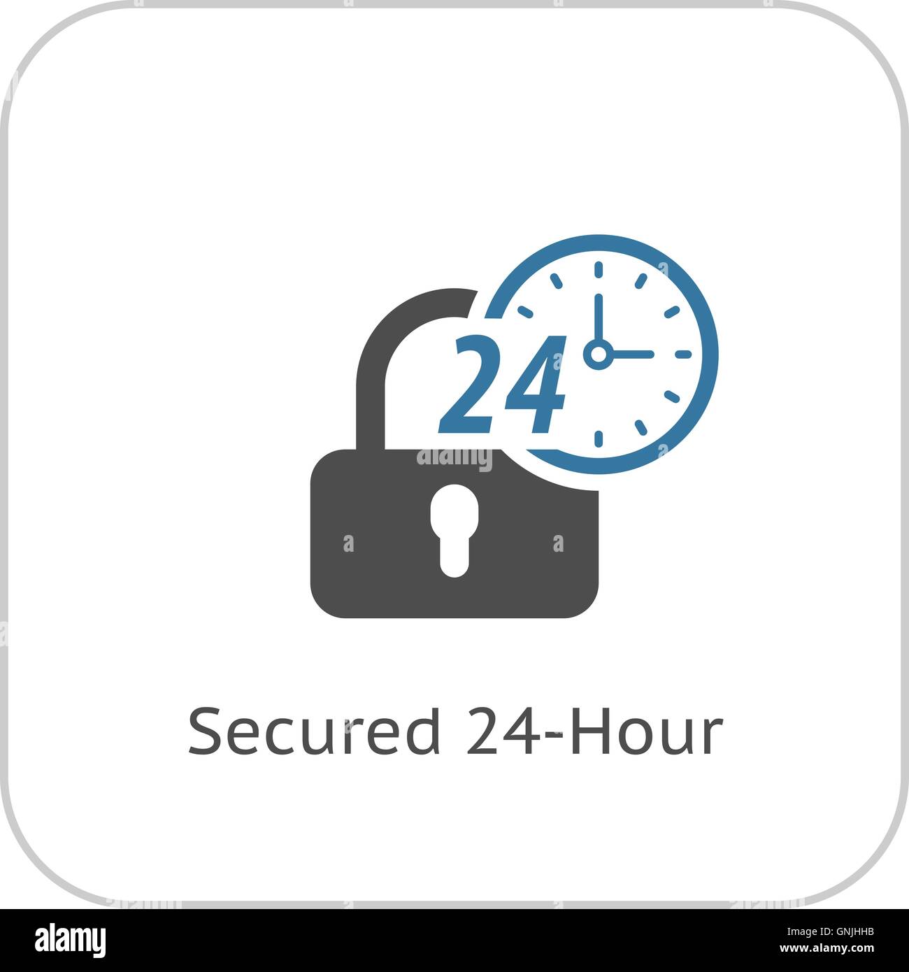 24 hour clock Stock Vector Images - Alamy