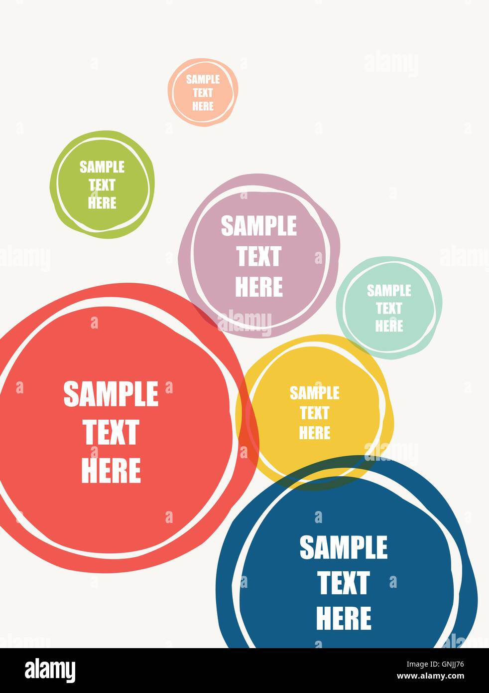 colorful round shape banner design Stock Vector Image & Art - Alamy