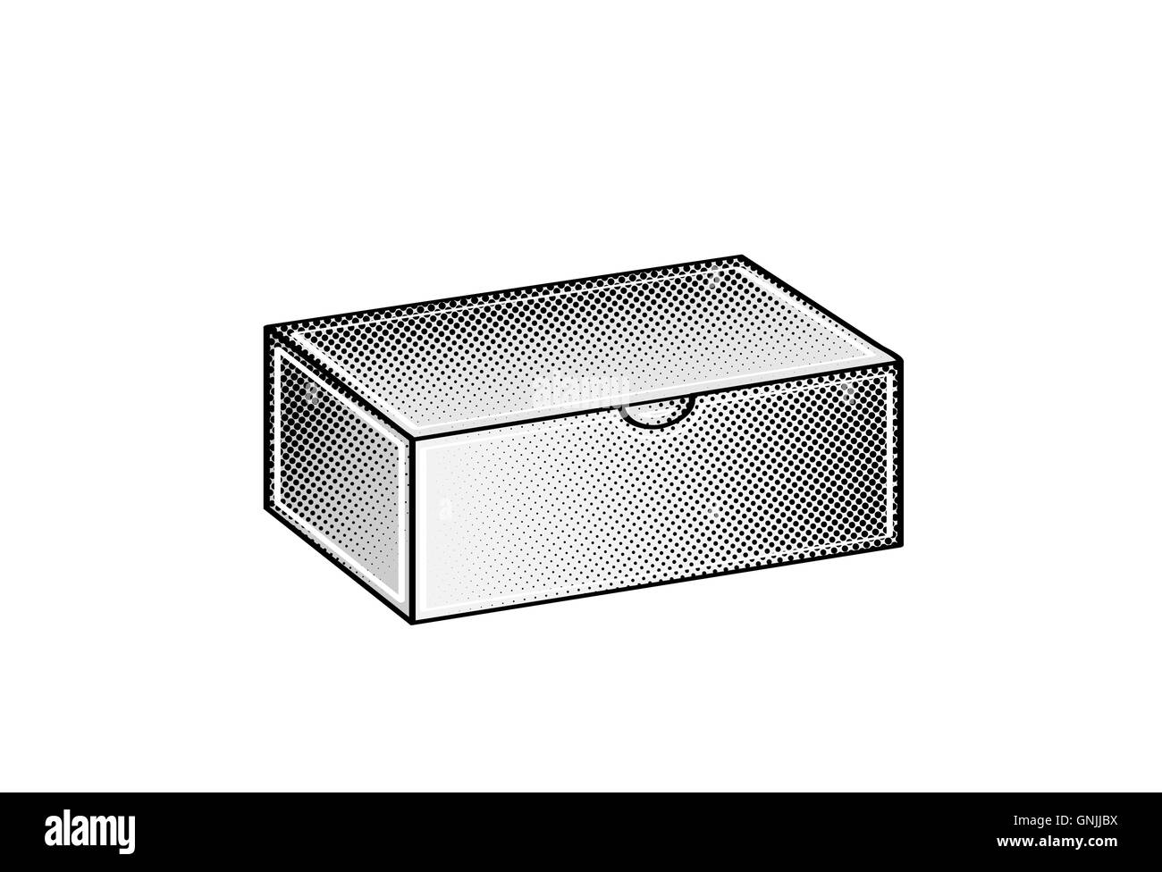 Container blank square drawing hi-res stock photography and images - Alamy