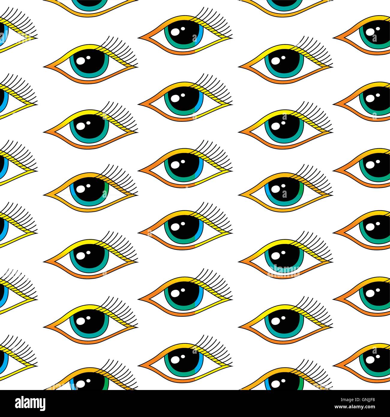 seamless one eye pattern Stock Vector Image & Art - Alamy