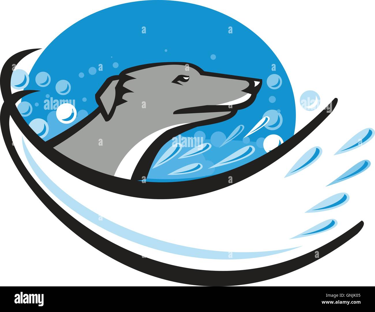 Water for your dog Stock Vector Images - Alamy