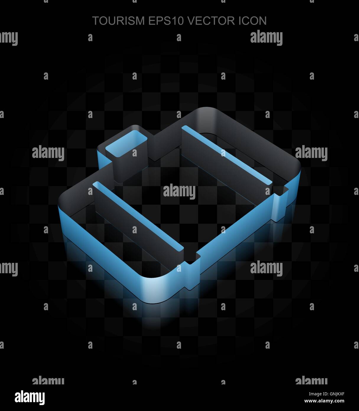 Suit 3d paper icon symbol Stock Vector Images - Alamy