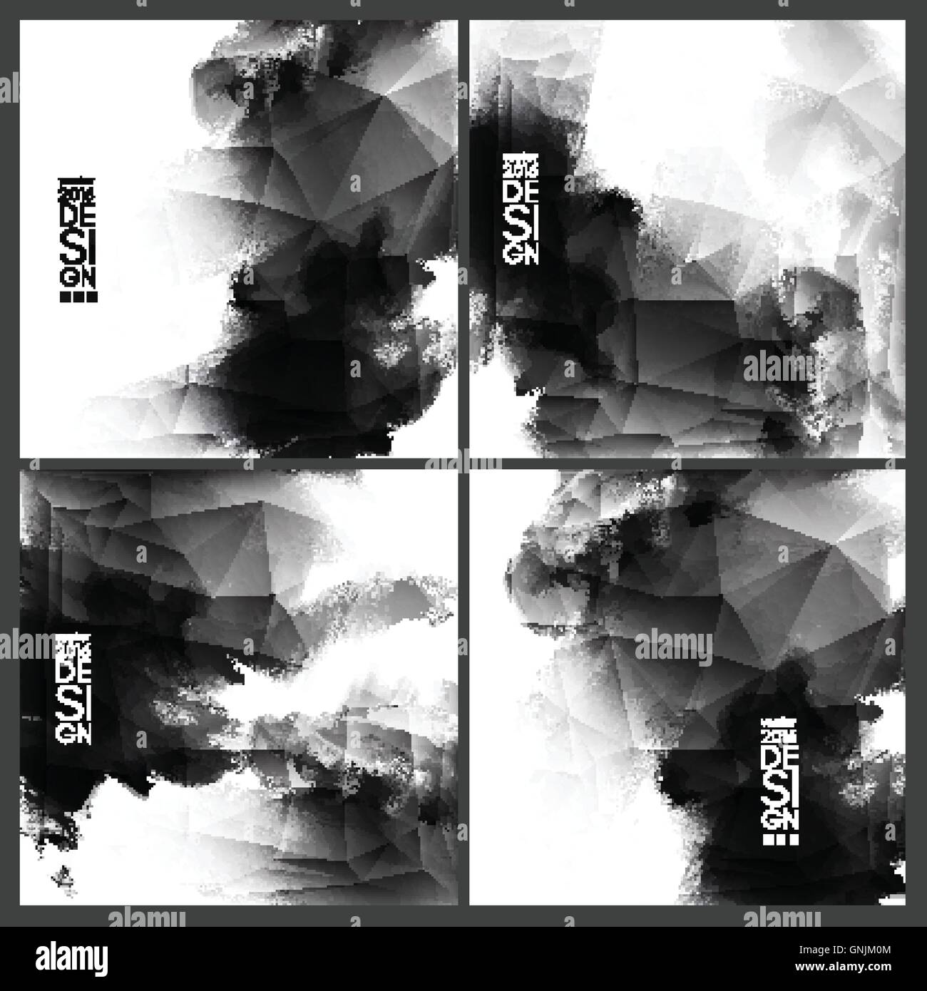 Abstract inkblot background Stock Vector Image & Art - Alamy