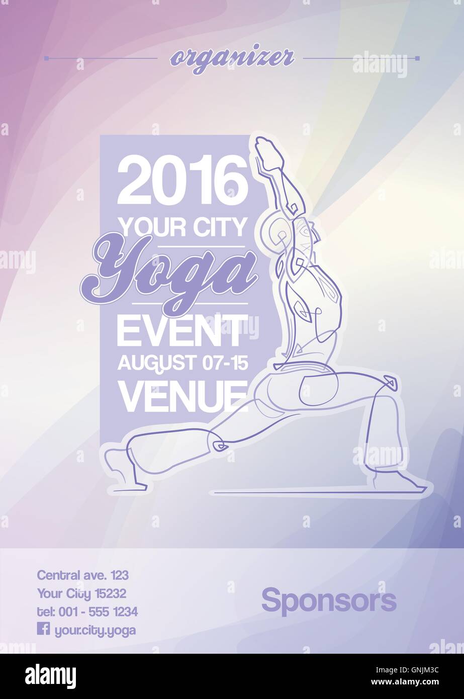 Pose poster lettering Stock Vector Images - Alamy