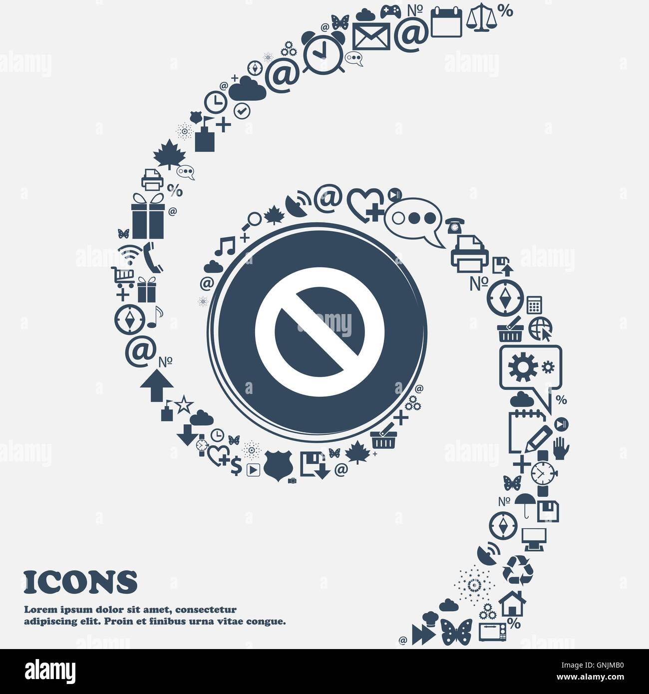 Prohibition symbols hi-res stock photography and images - Alamy