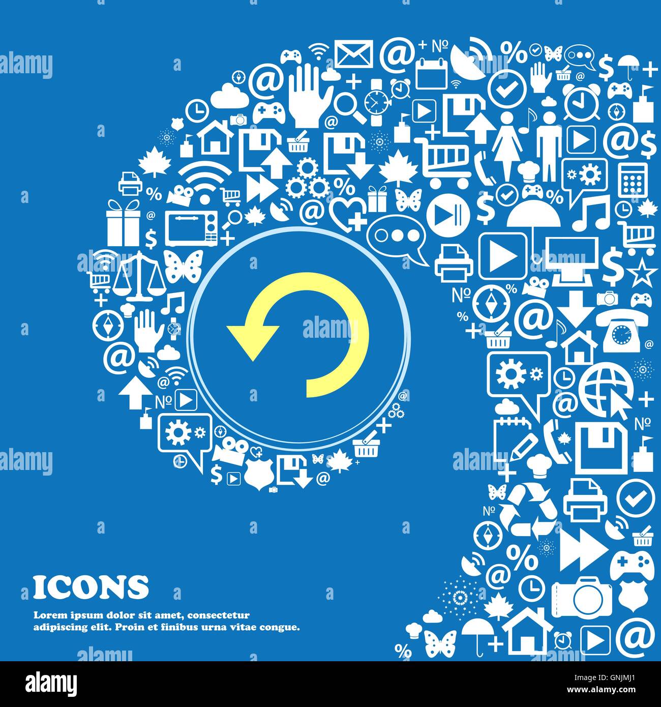 Upgrade, arrow, update sign symbol. Nice set of beautiful icons twisted ...