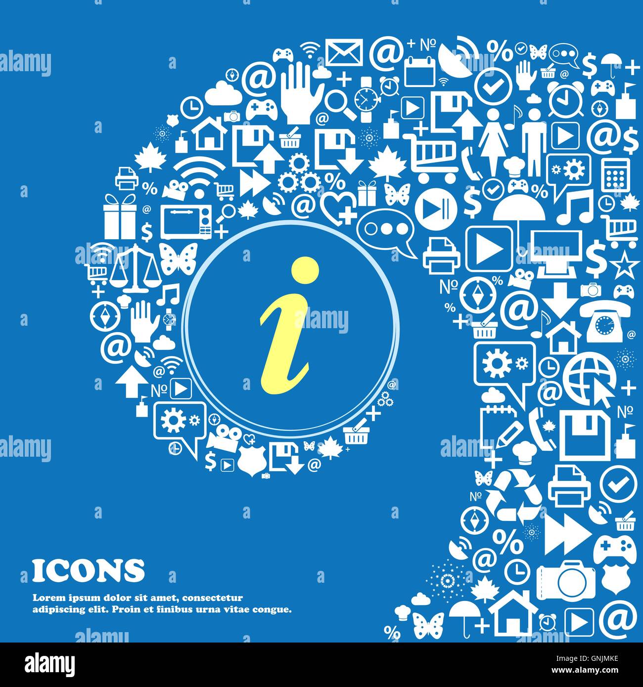Information, Info sign symbol. Nice set of beautiful icons twisted ...