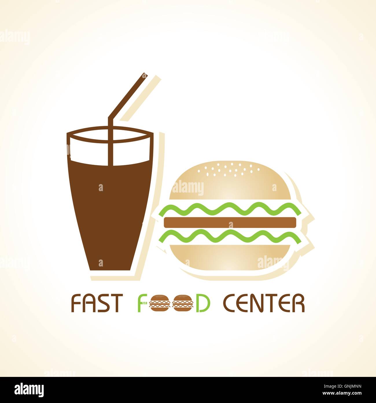 Fast food center stock vector Stock Vector Image & Art - Alamy
