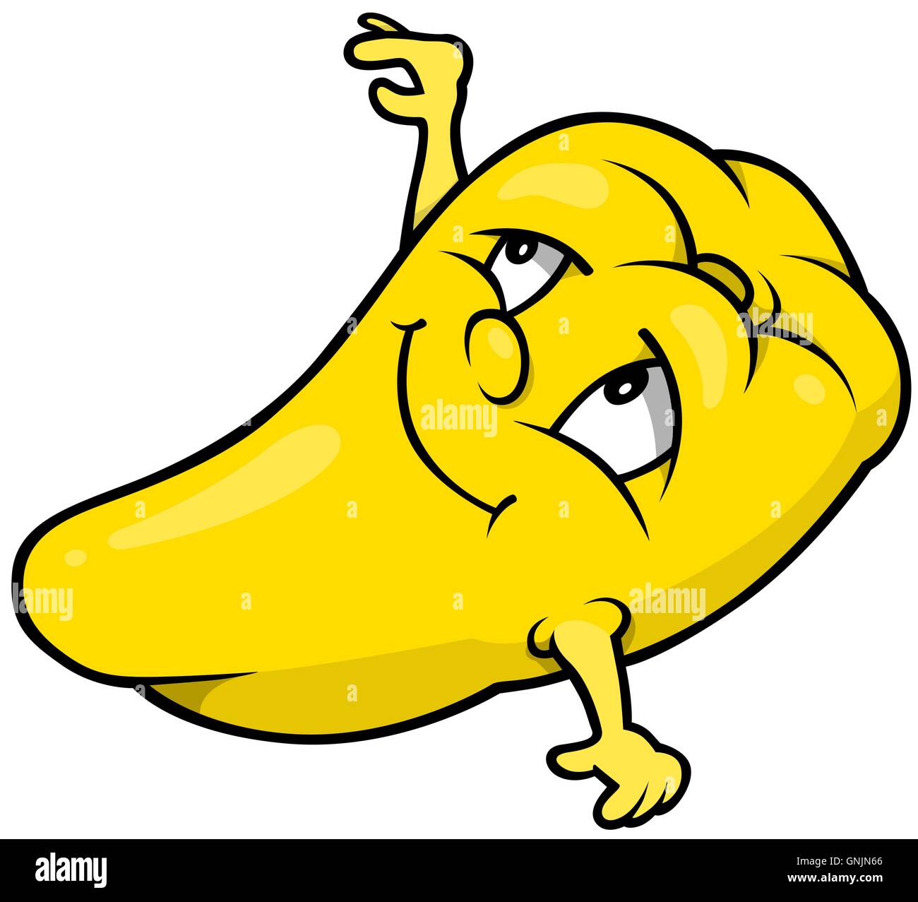 Yellow Bell Pepper Stock Vector Image & Art - Alamy