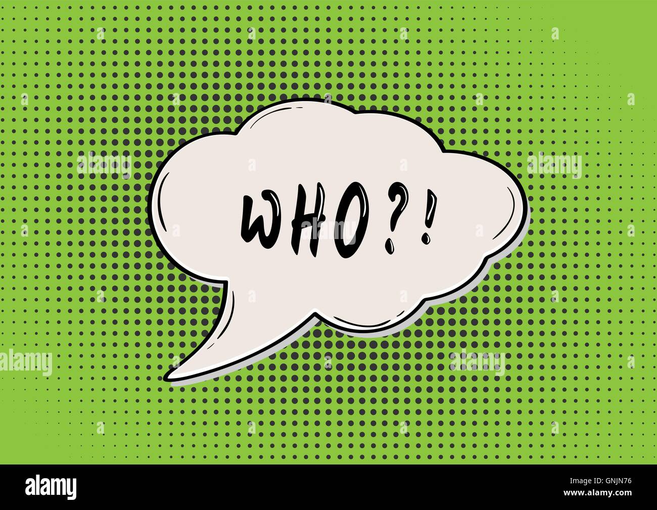 WHO comic bubble Stock Vector Image & Art - Alamy