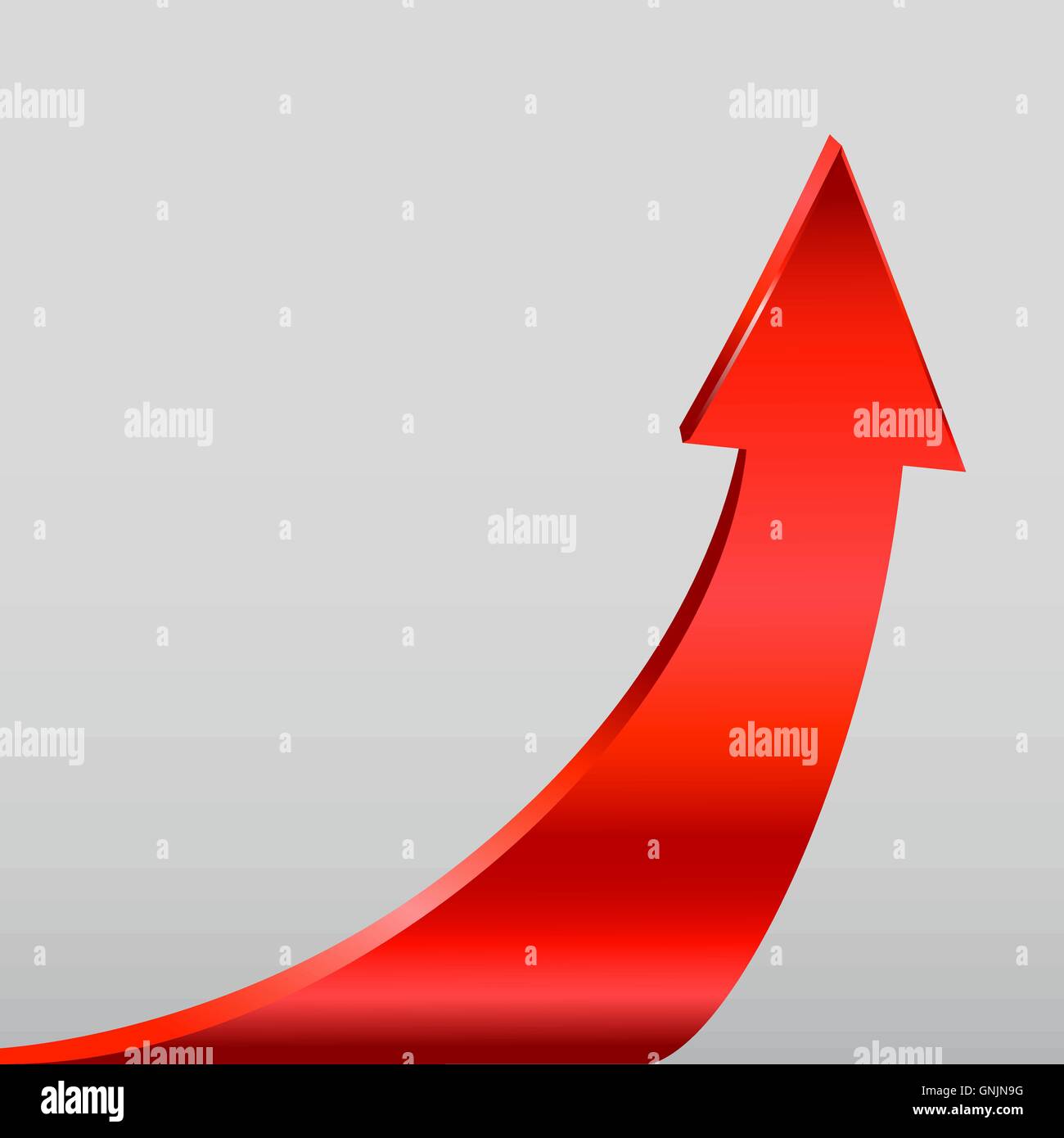 Red arrow and neutral grey background Stock Vector Image & Art - Alamy