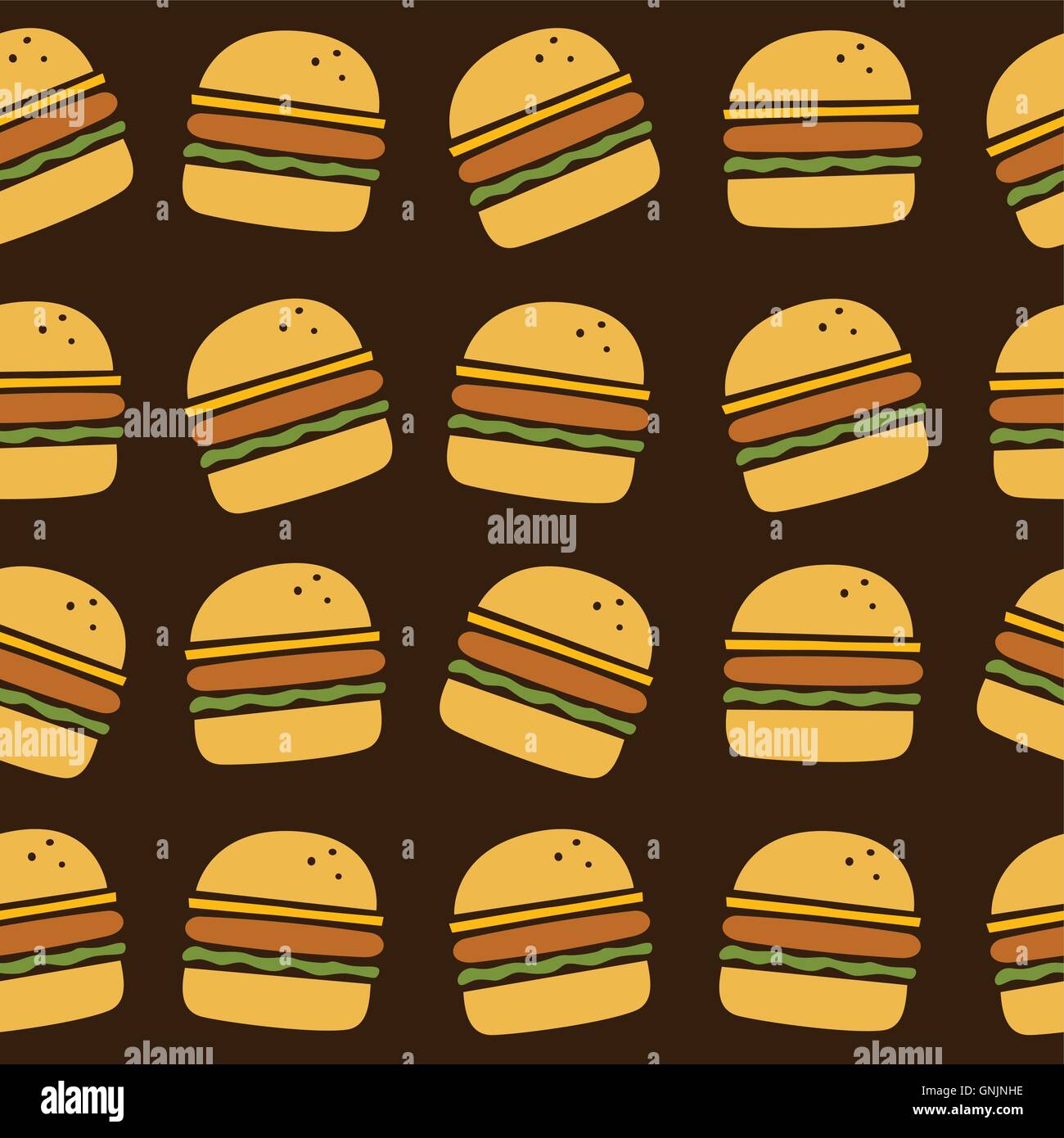 hamburger art pattern Stock Vector Image & Art - Alamy