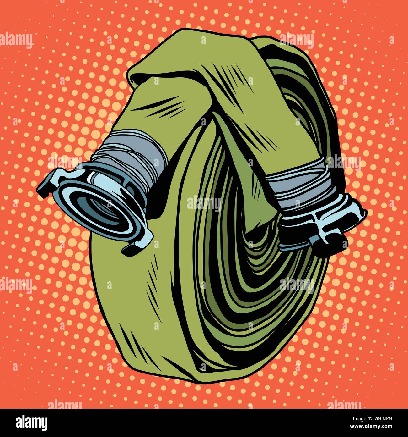 Fire hose connector Stock Vector Images - Alamy