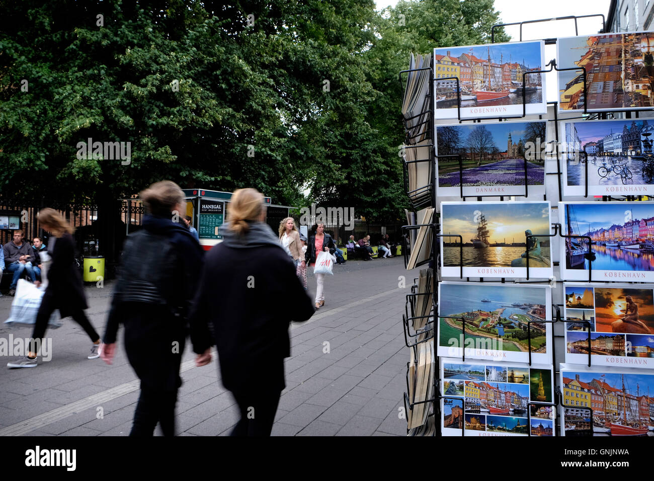 Denmark, Copenhagen, Postcard Stock Photo - Alamy