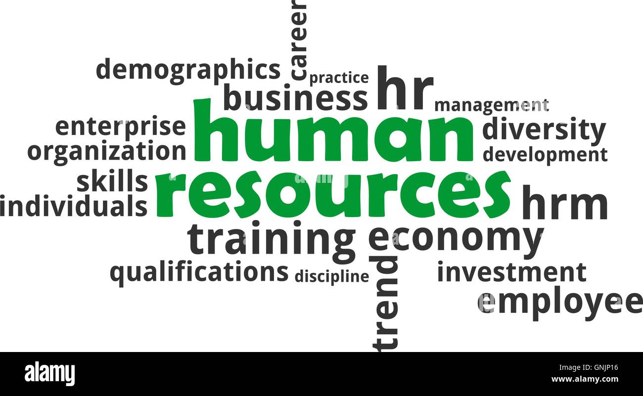 word cloud - human resources Stock Vector Image & Art - Alamy