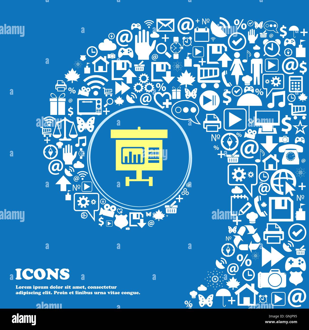Graph center Stock Vector Images - Alamy
