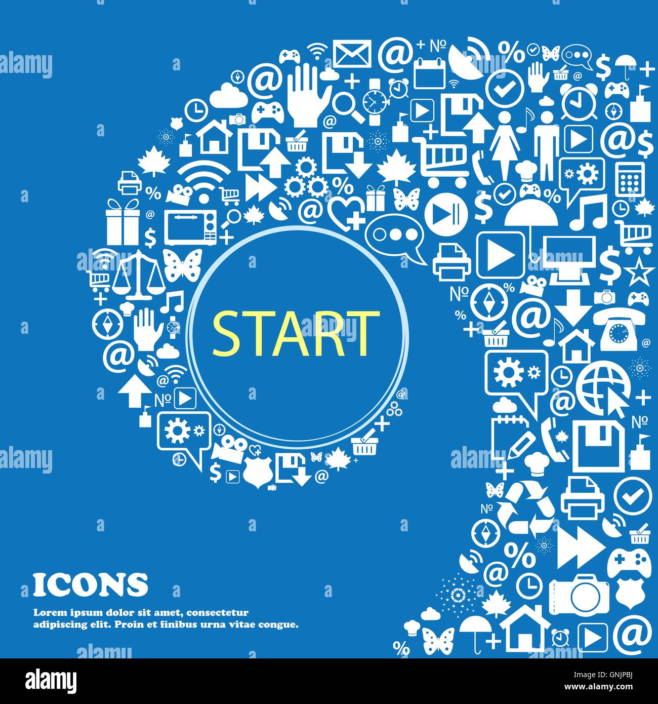 Start engine sign icon . Nice set of beautiful icons twisted spiral ...