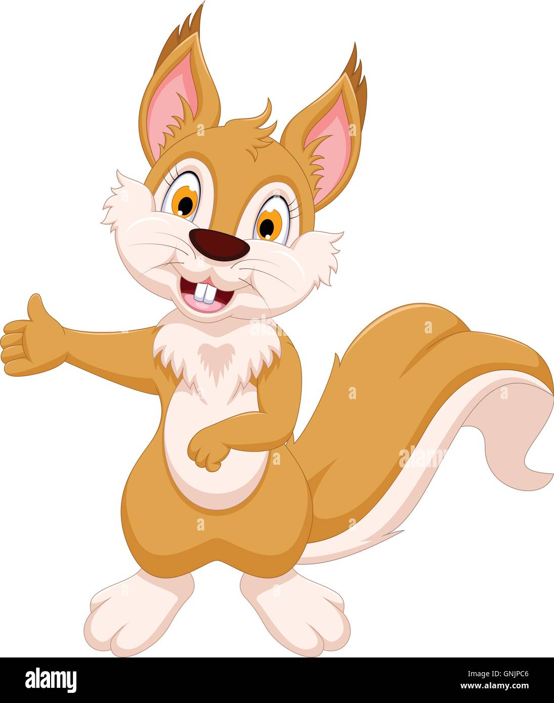 Squirrel cartoon Stock Vector Images - Alamy