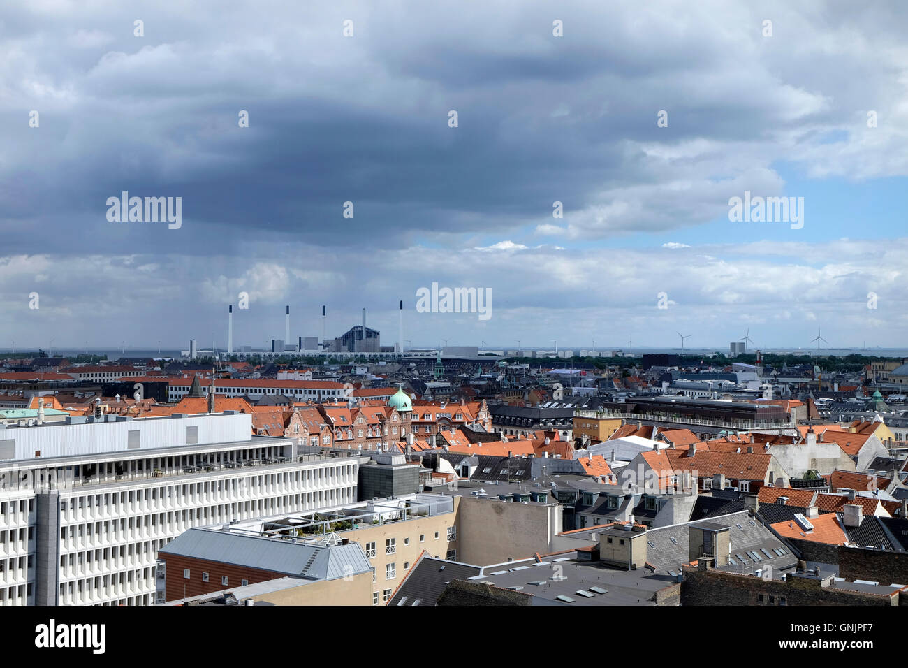 Denmark, Copenhagen, View from circular tower Stock Photo - Alamy