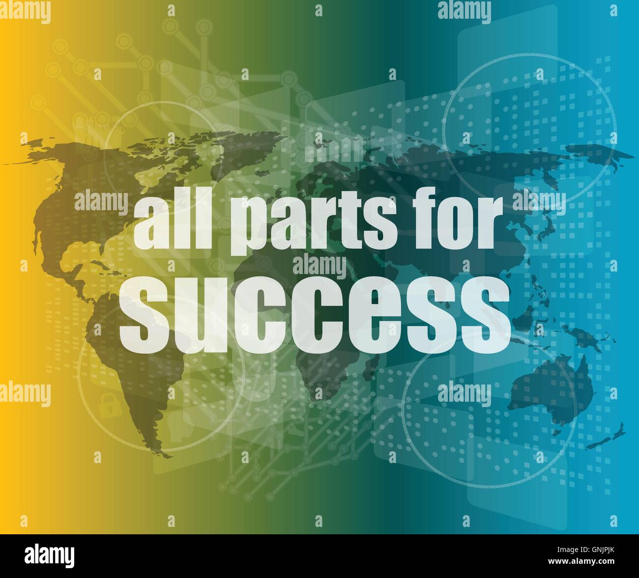 chance text on digital touch screen interface vector quotation marks ...