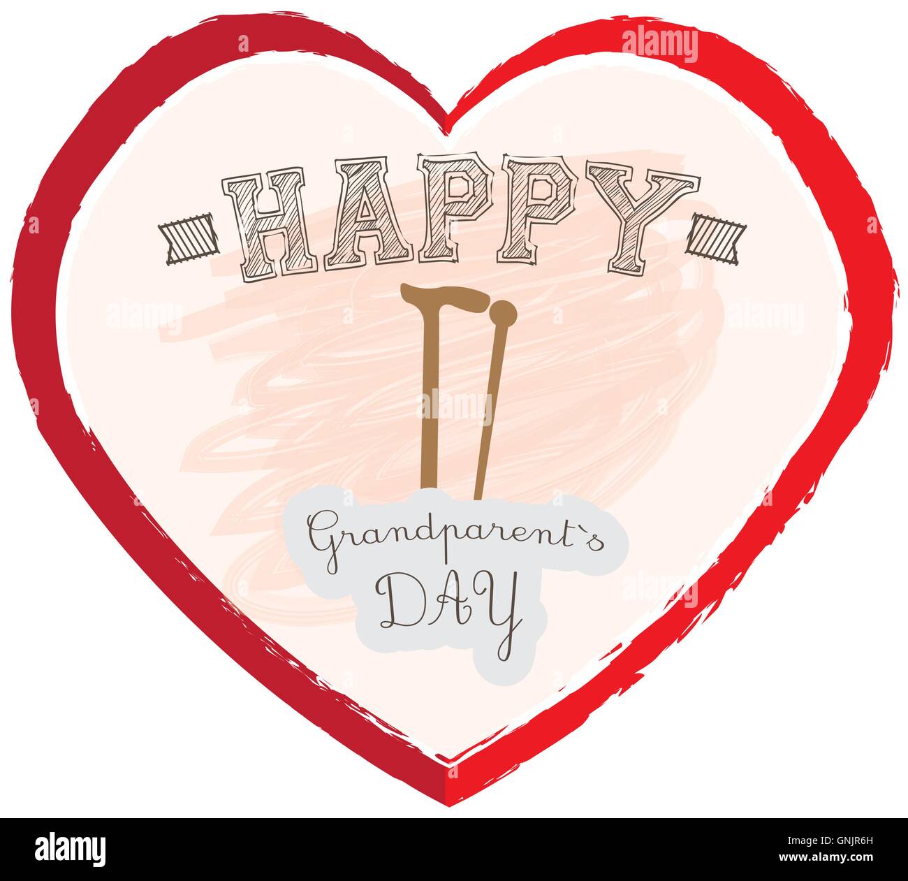 Isolated heart with text and texture on a white background for ...