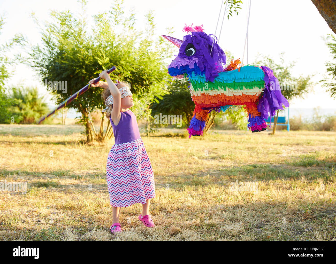 Hitting Pinata High Resolution Stock Photography and Images - Alamy