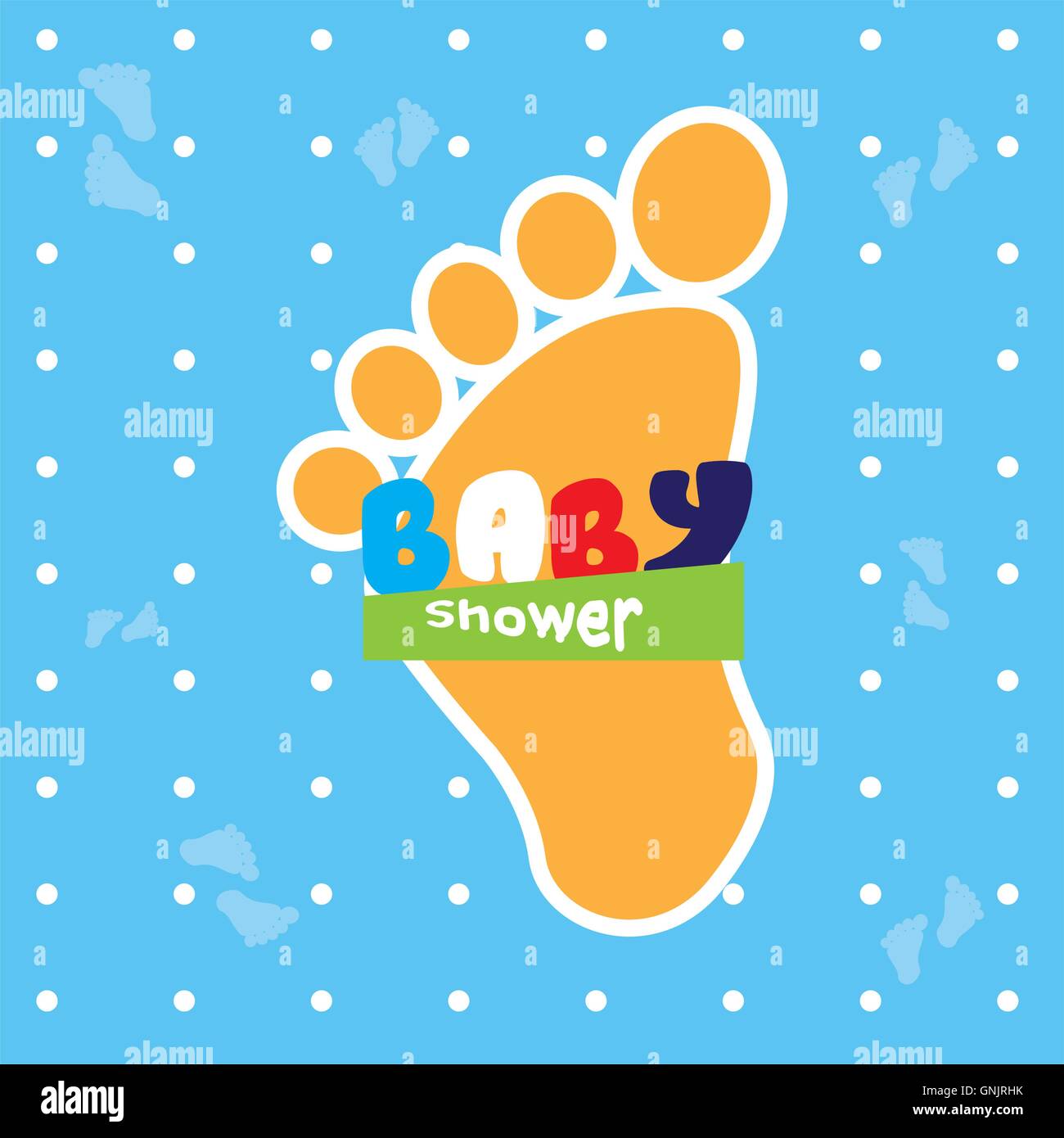 Isolated footprint with text on a textured background Stock Vector ...