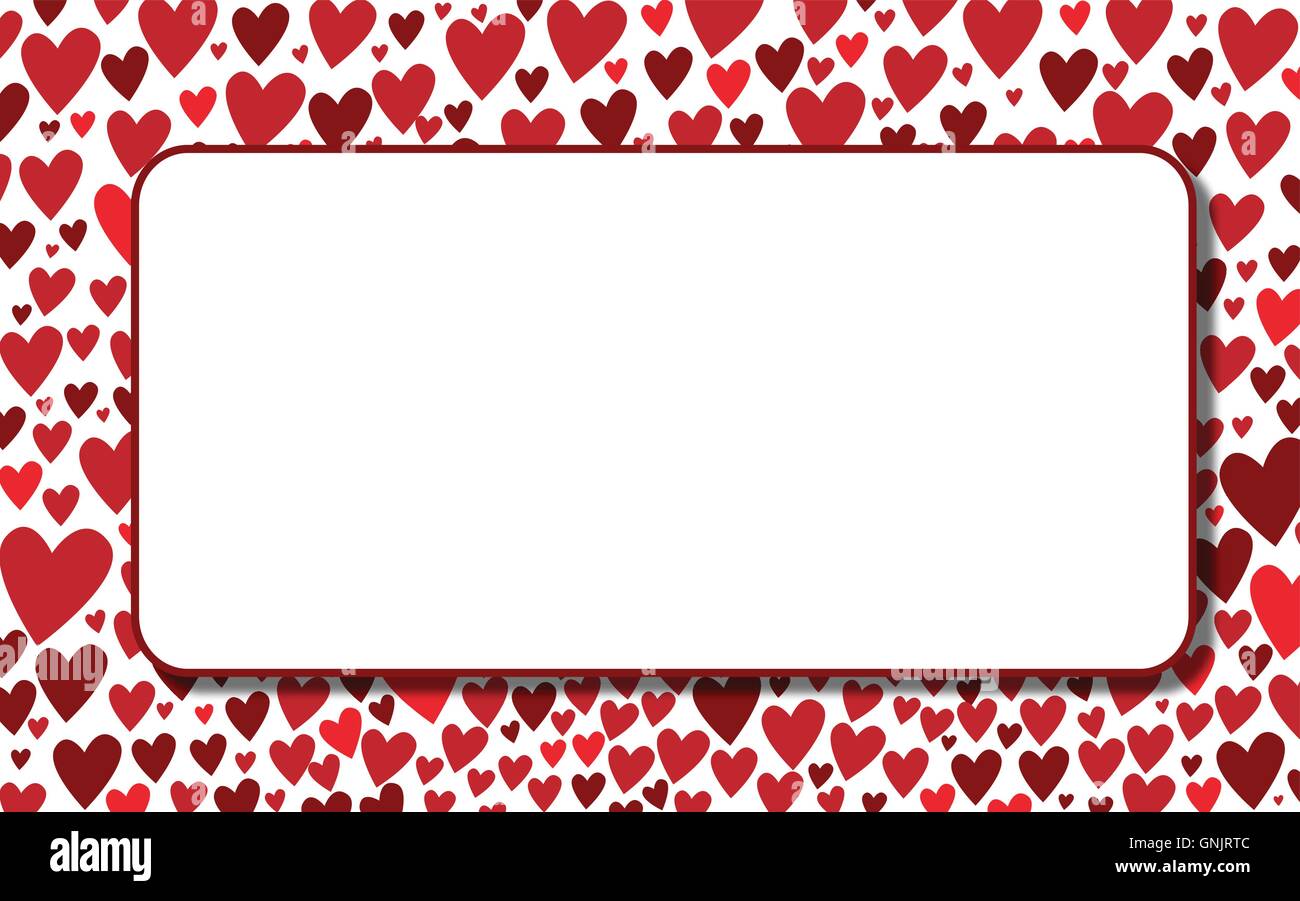 Heart Message Background Stock Vector Image & Art - Alamy