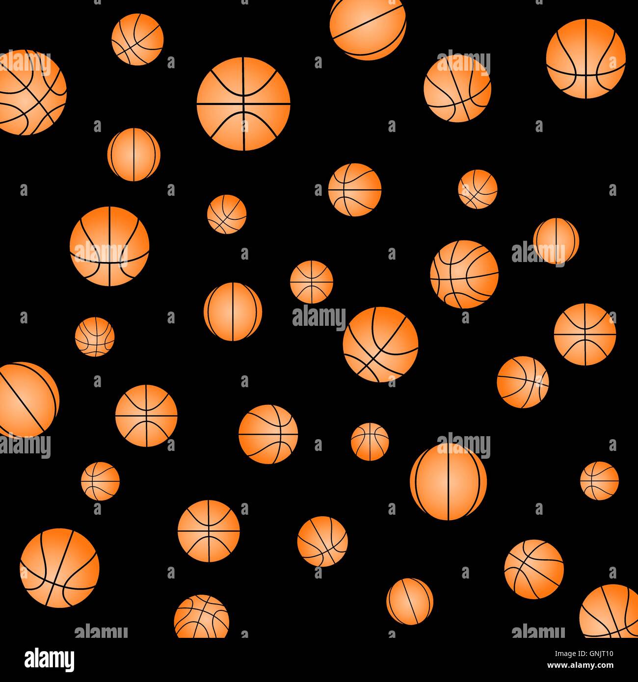 pattern with basketball Stock Vector Image & Art - Alamy
