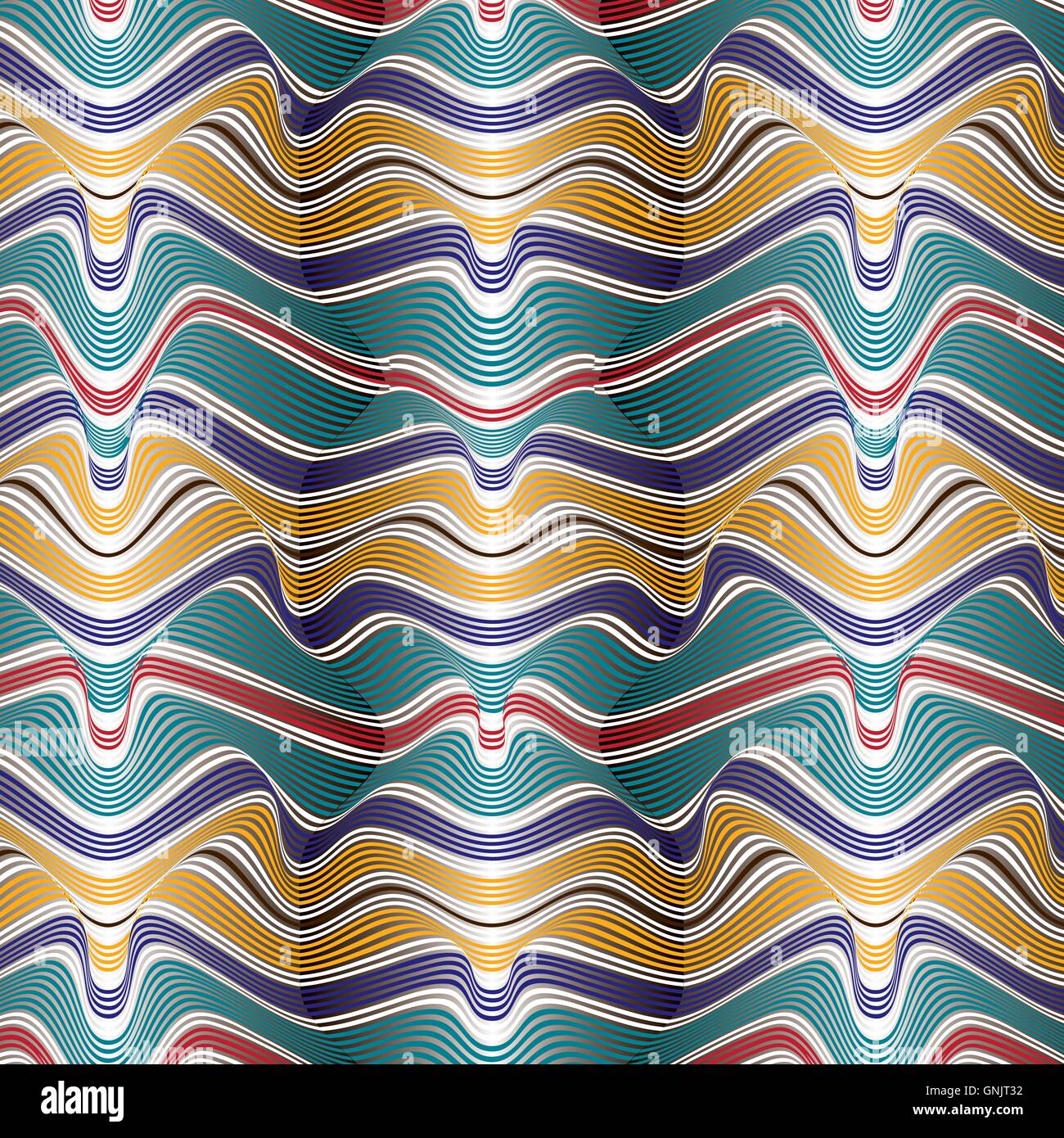 Abstract wavy stripes background Stock Vector Image & Art - Alamy